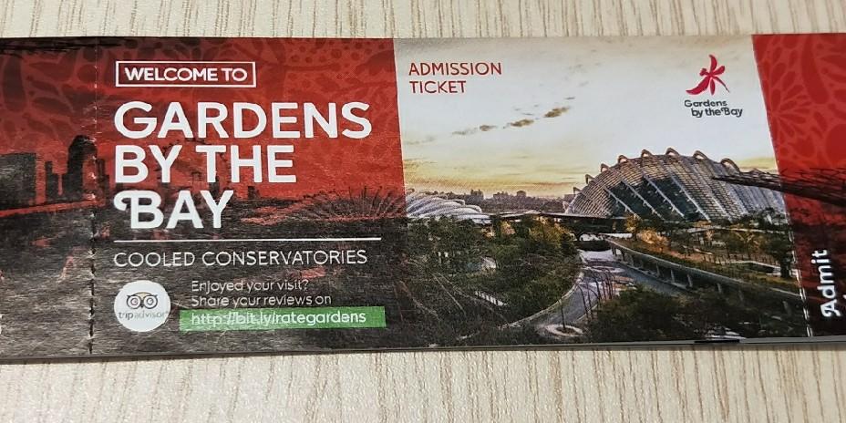 Gardens by the bay flower dome + cloud forest set ticket x 4, Tickets ...