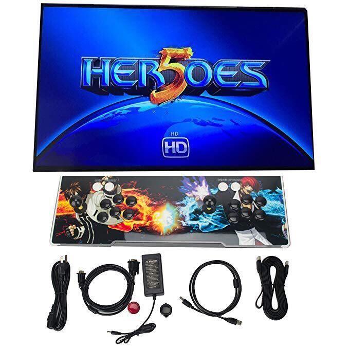 HG351: 2000 in 1 Heroes Box 5 Light Double Stick Arcade Joystick Retro ...