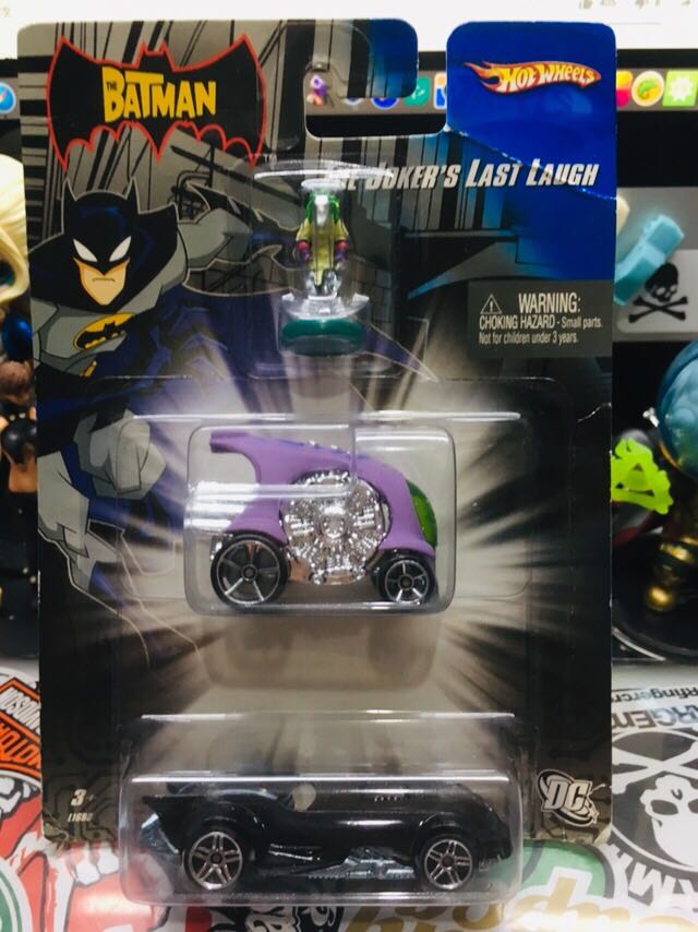 Hot Wheels Batman The Joker’s Last Laugh Set 蝙蝠俠 蝙蝠車 小丑 Figure, 興趣及遊戲 ...