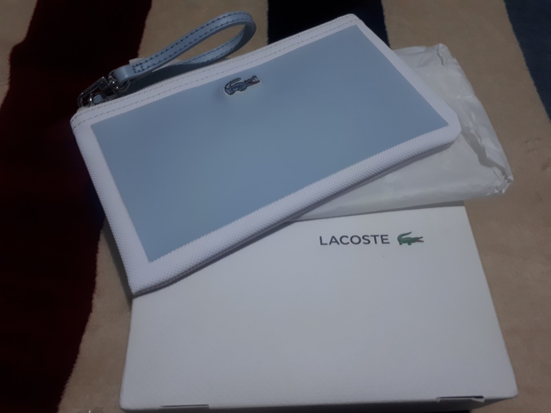 Lacoste Pouch, Women's Fashion, Bags & Wallets, Clutches on Carousell