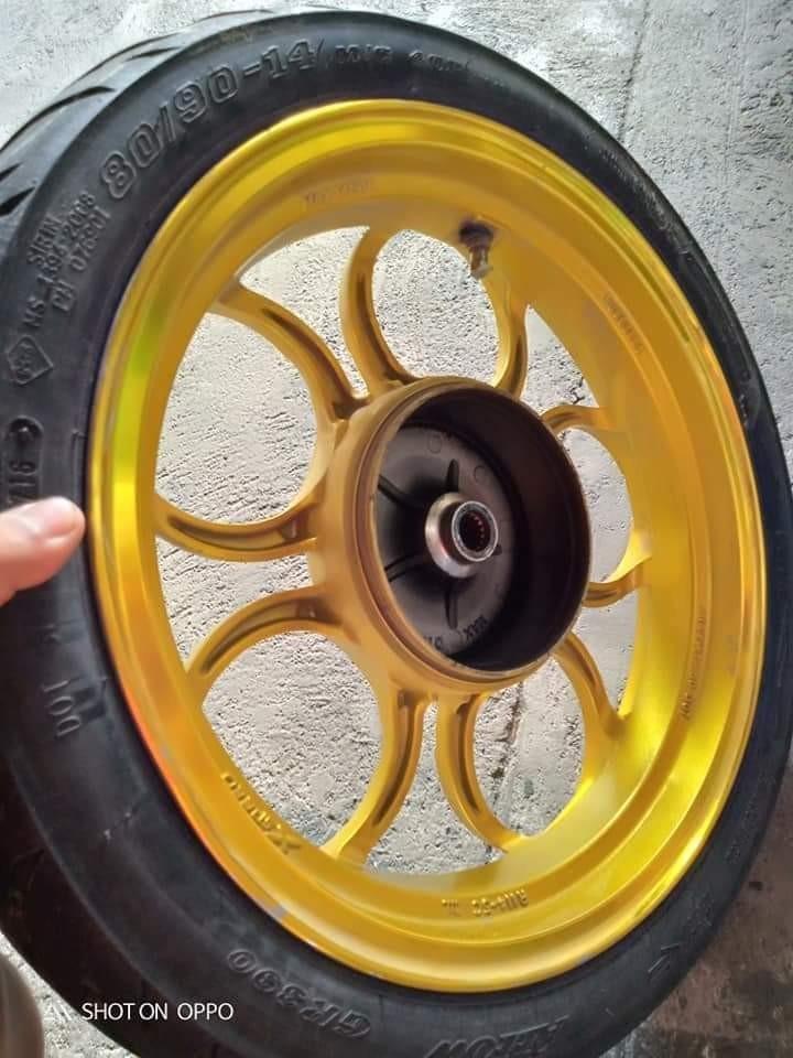 Mags and heatguard, Car Parts & Accessories, Mags and Tires on Carousell