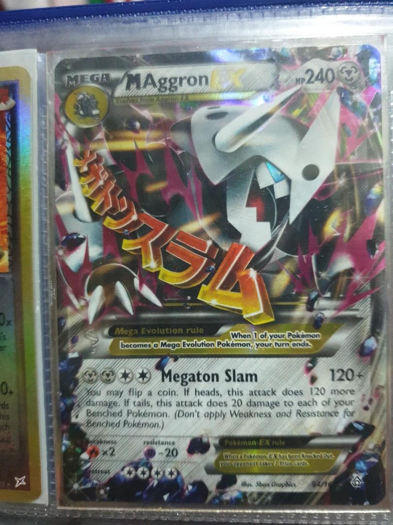 Mega Aggron EX, Hobbies & Toys, Toys & Games on Carousell