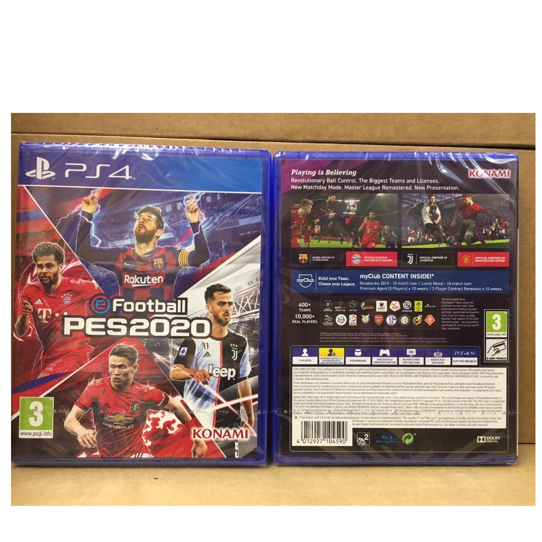 (NEW) PS4 eFootball PES 2020 Winning Eleven 20 Pro Evolution Soccer ...