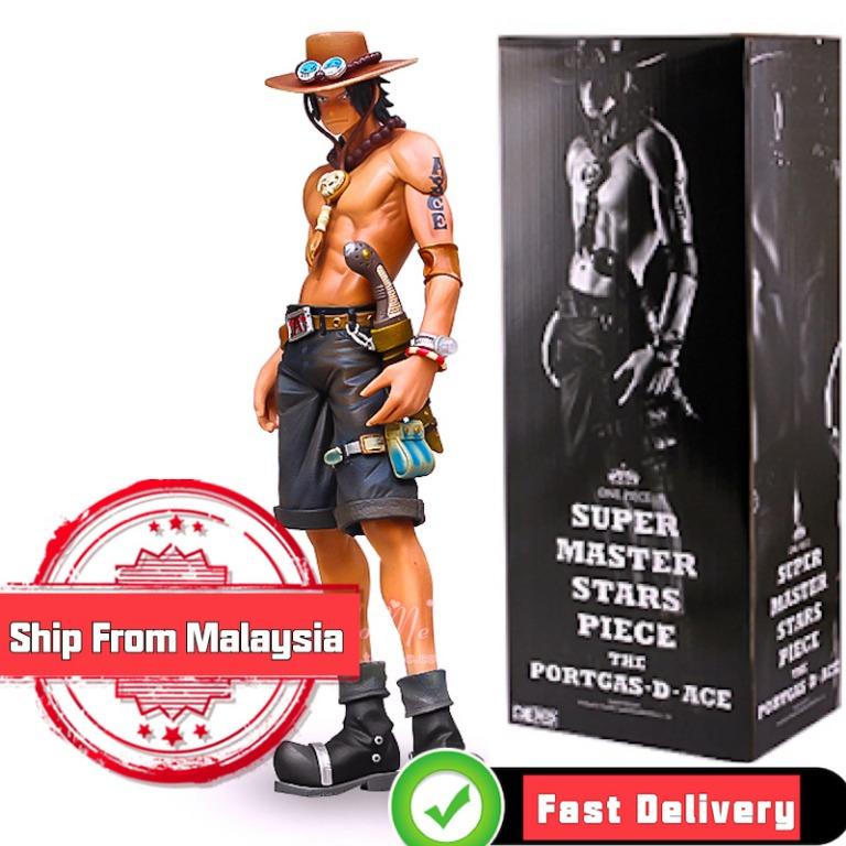One Piece Super Master Stars Piece Portgas D Ace PVC Action Figures Collection Model Toys Doll ...