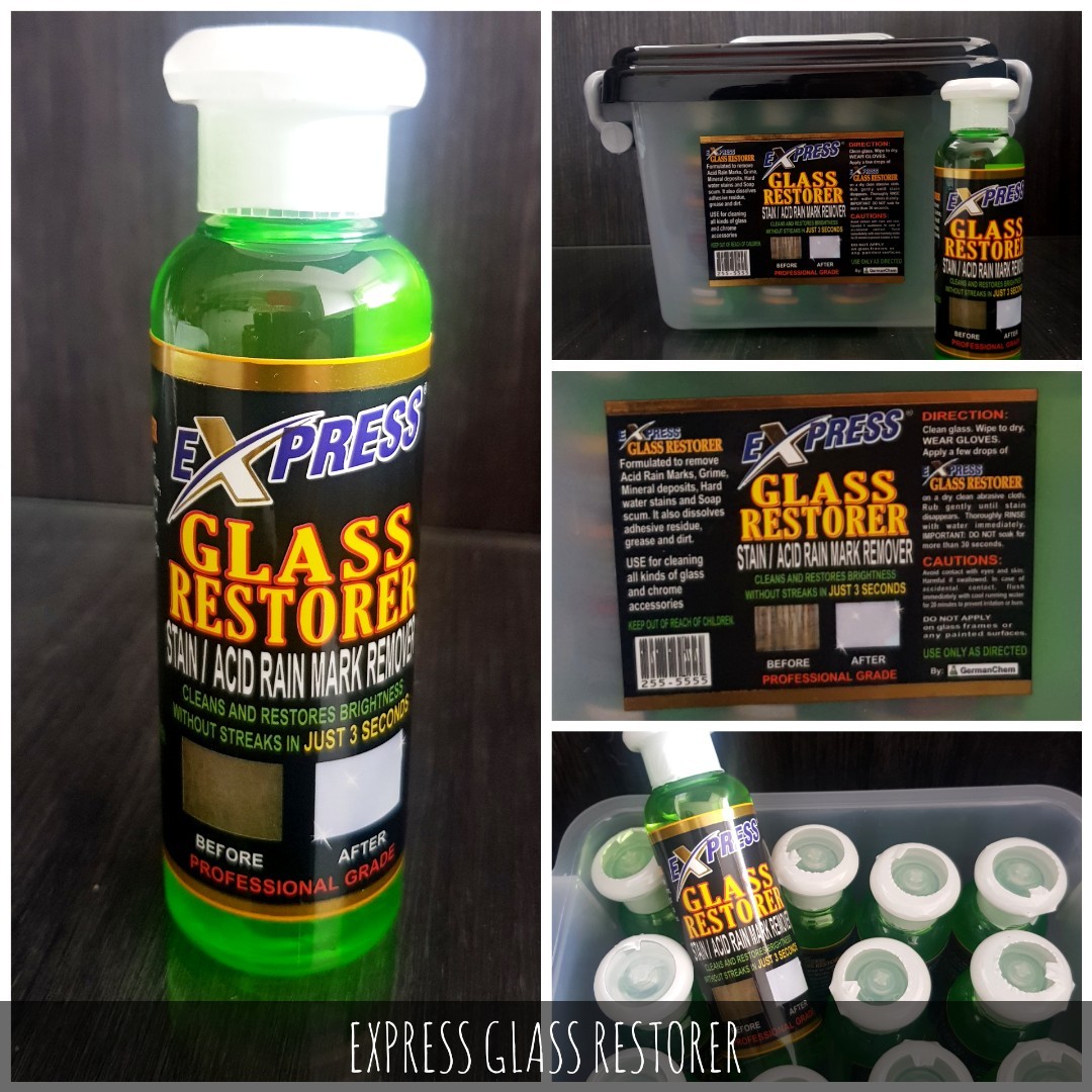 Original Express Glass Restorer, Furniture & Home Living, Home ...