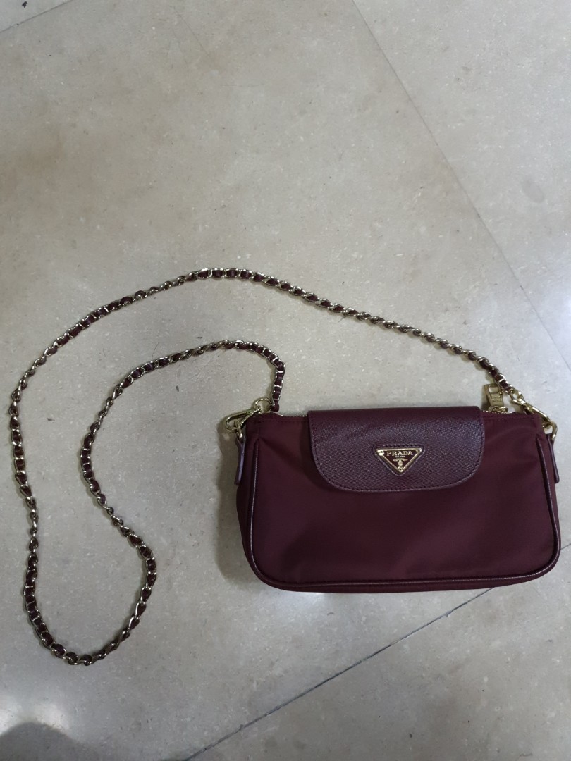 Original Prada red bag, Luxury, Bags & Wallets on Carousell