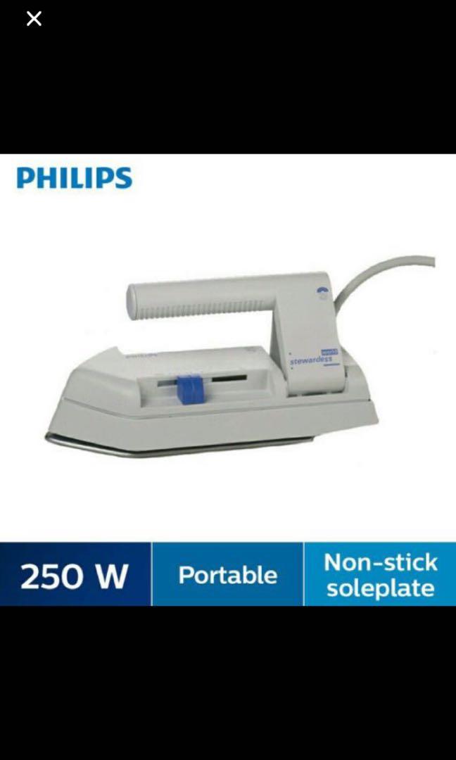 Philips Travel Mini Iron Stewardess, Health & Nutrition, Health ...
