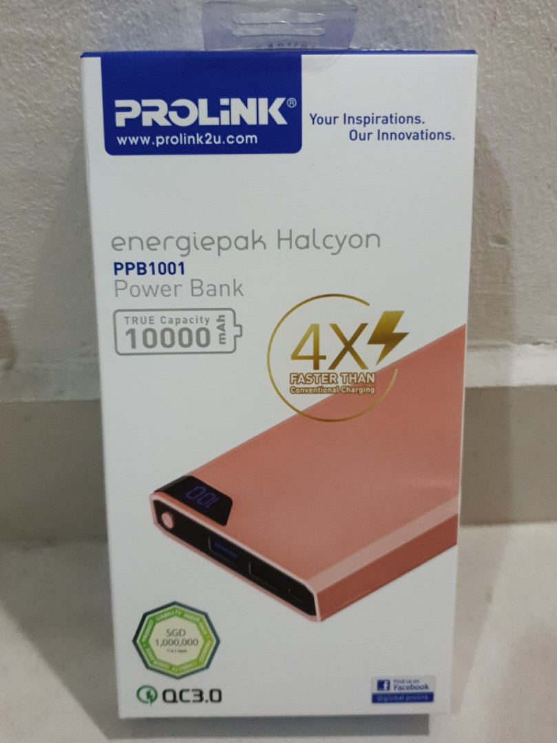 ProLink energiepak Halcyon PPB1001 Power Bank, Mobile Phones & Tablets ...