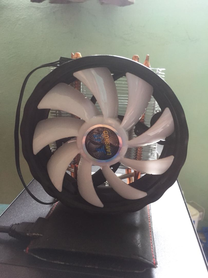 Rgb cpu cooler 120mm intel amd bracket, Computers & Tech, Parts ...