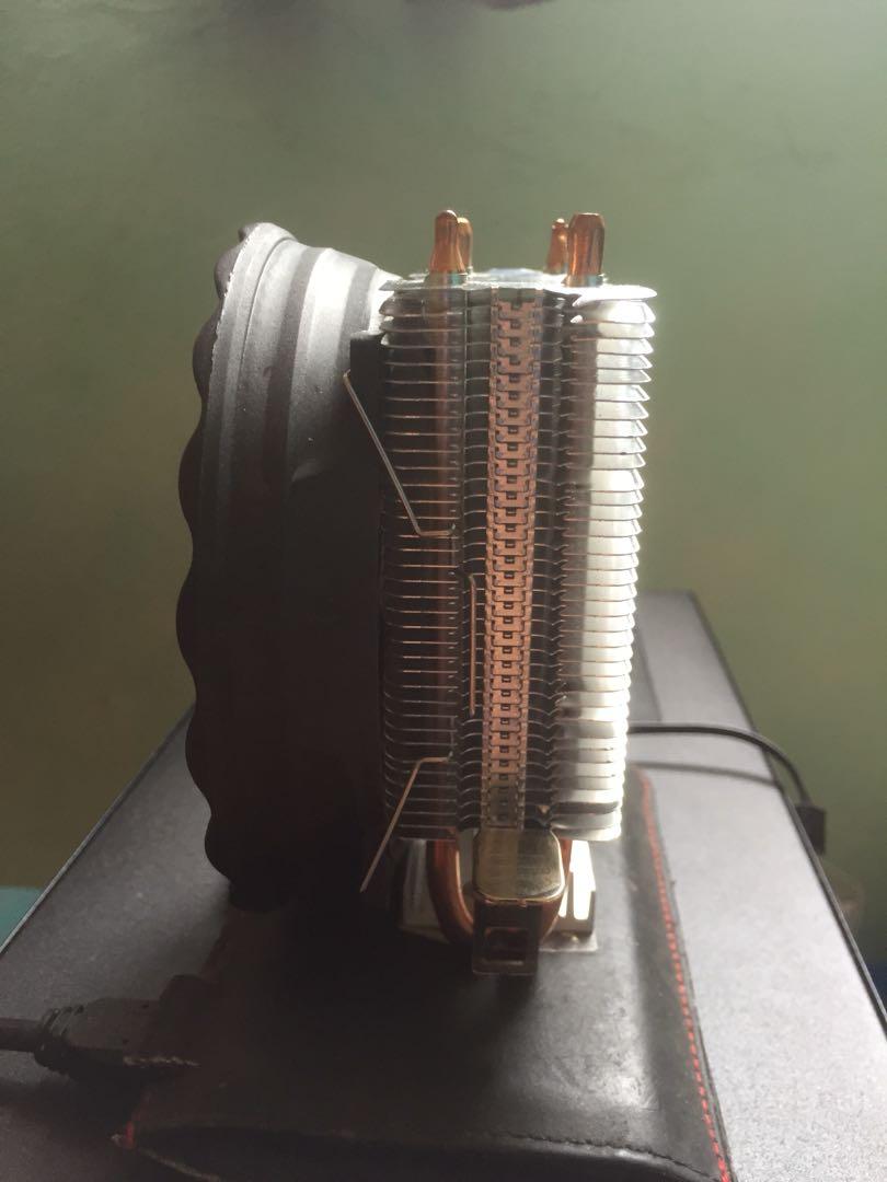 Rgb cpu cooler 120mm intel amd bracket, Computers & Tech, Parts ...