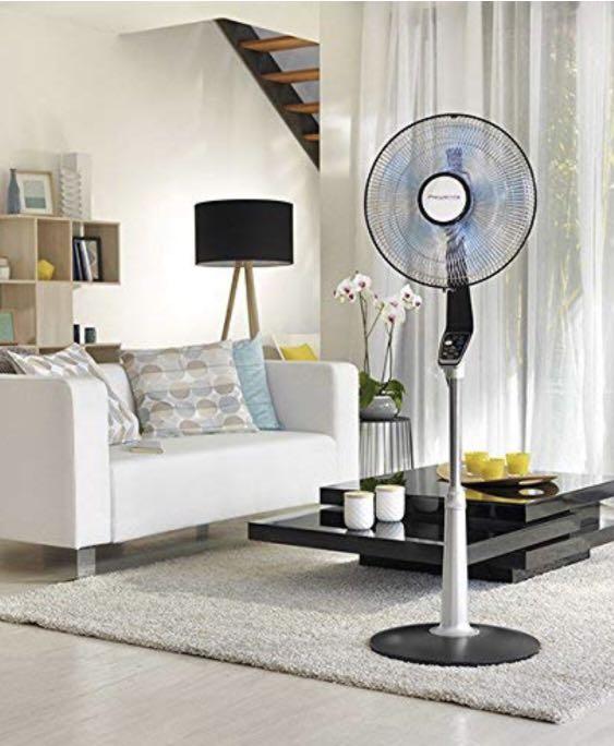 Rowenta VU5670 Turbo silence Stand Fan Oscillating Fan with Remote ...