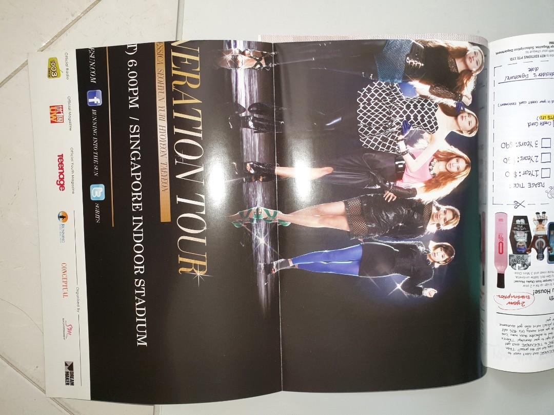 SNSD Girls Generation cover page Teenage magazine, Hobbies & Toys ...