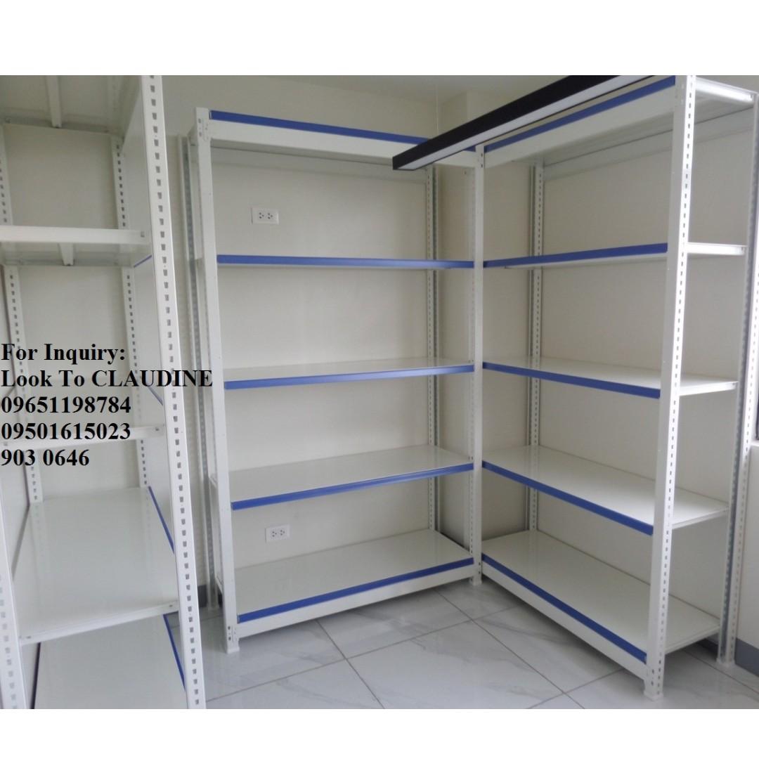 Steel Rack - Open Type Shelving - powder Coated Rack Display, Furniture ...