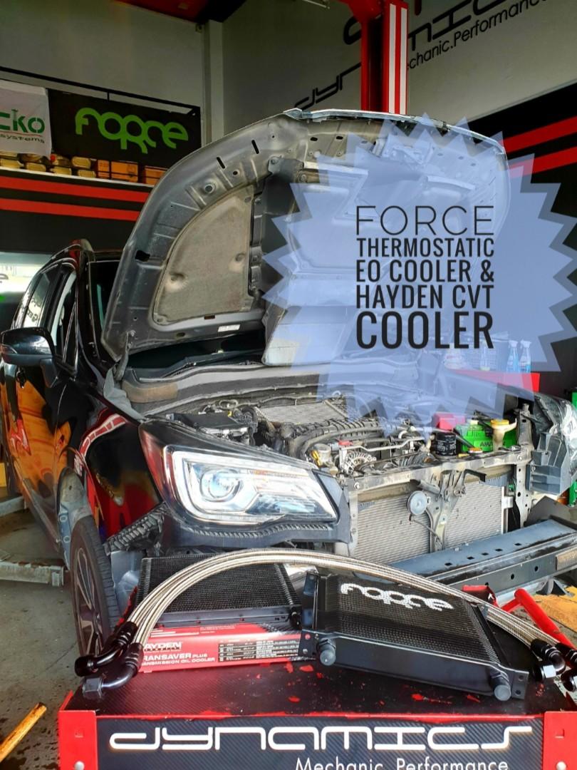 Subaru Forester SJ / WRX VA : "FORCE" Engine Oil Cooler & CVT Oil ...