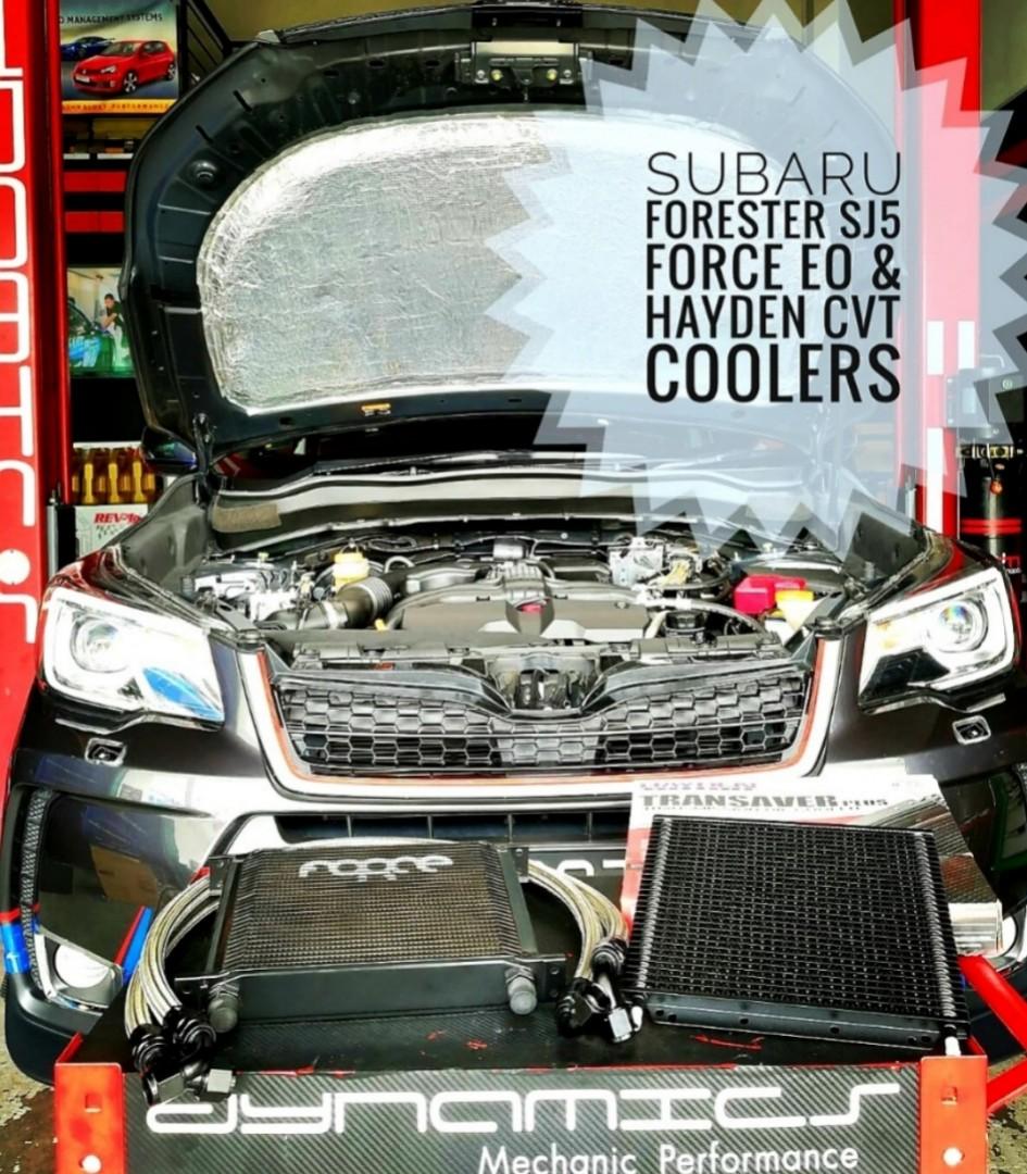 Subaru Forester SJ / WRX VA : "FORCE" Engine Oil Cooler & CVT Oil ...