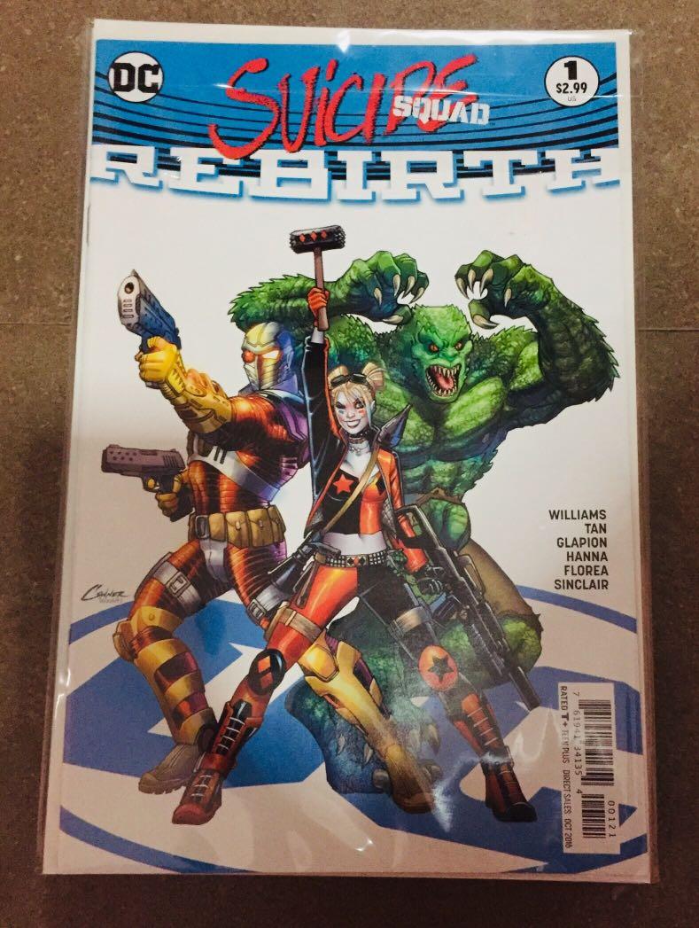Suicide Squad Rebirth One Shot Amanda Conner variant, Hobbies & Toys ...