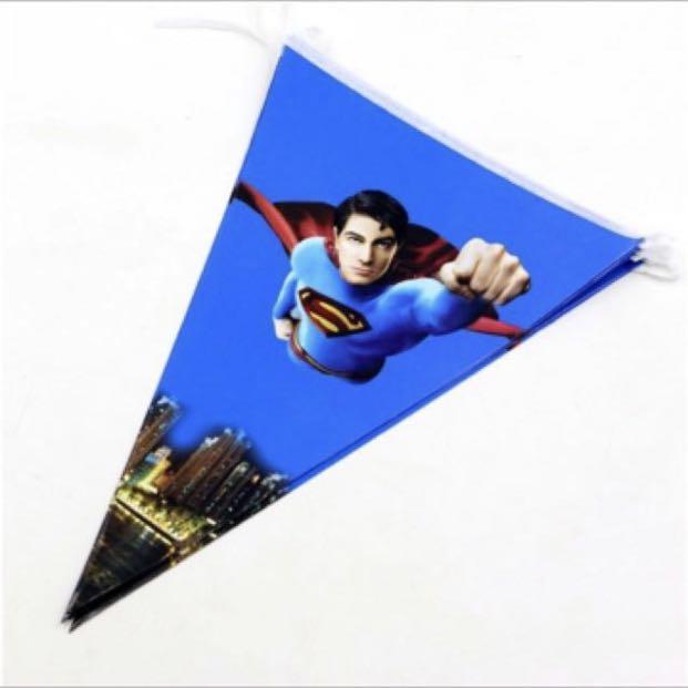 Superheroes Superman party heroes - party banners bunting / party deco ...