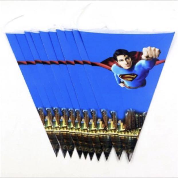 Superheroes Superman party heroes - party banners bunting / party deco ...