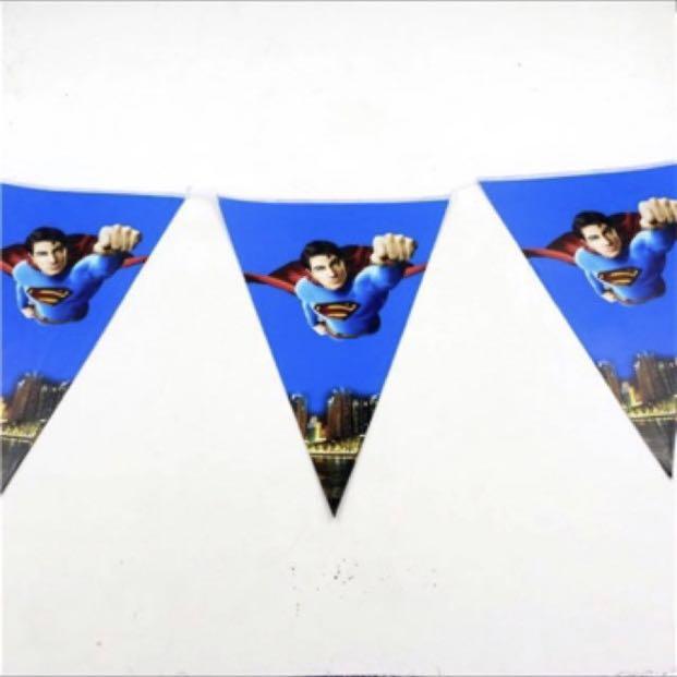Superheroes Superman party heroes - party banners bunting / party deco ...