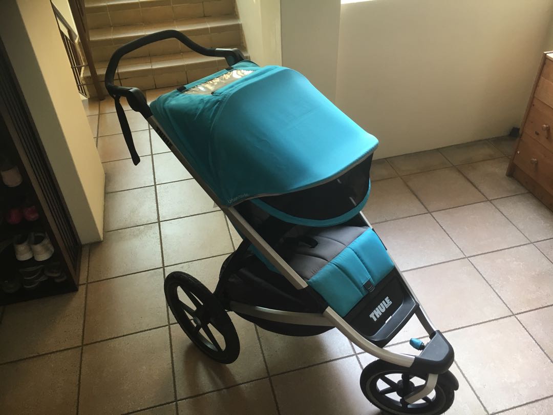 Thule Urban Glide Running Stroller (Blue), Babies & Kids, Going Out ...