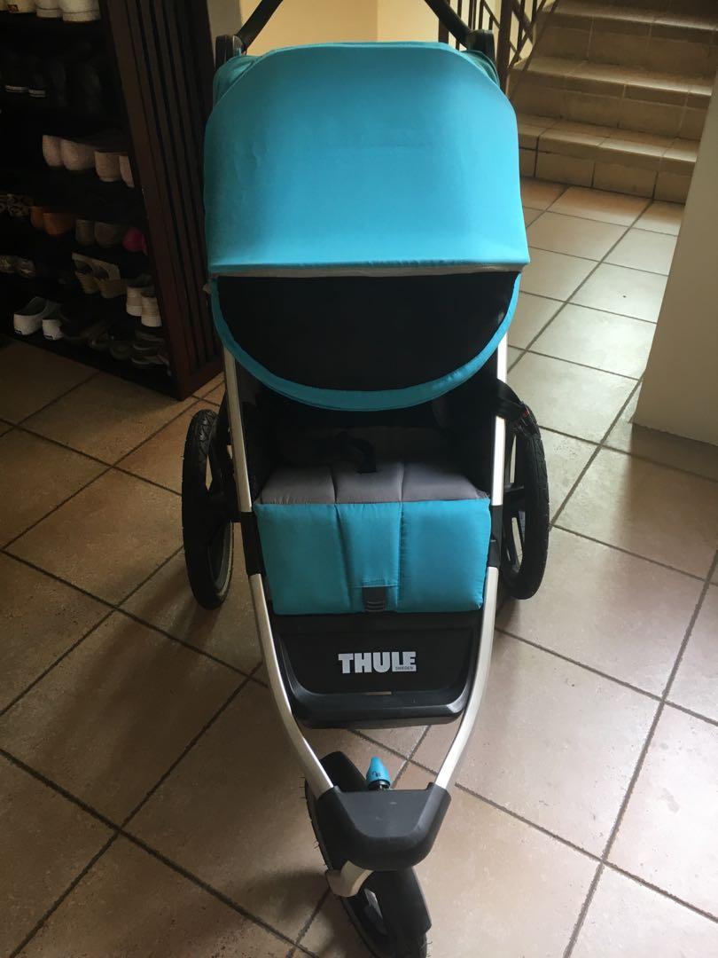 Thule Urban Glide Running Stroller (Blue), Babies & Kids, Going Out ...