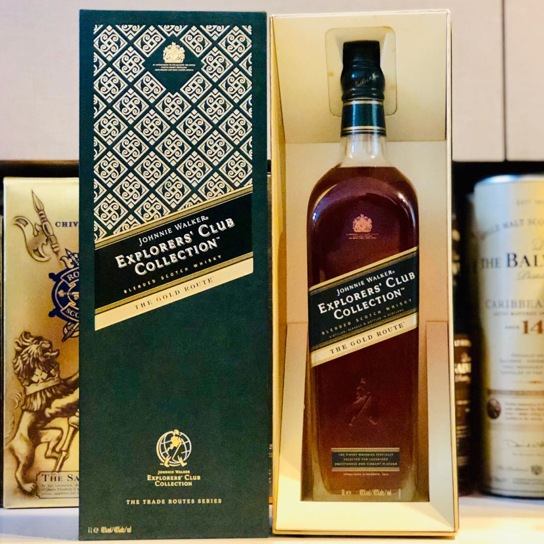 1L Gold Route Johnnie Walker Explorer Series, Discontinued with Box ...