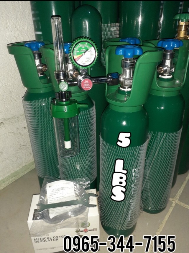 5lbs COMPLETE SET medical oxygen tanks, Beauty & Personal Care, Face ...