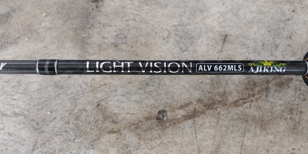 Ajiking light vision rod, Sports Equipment, Fishing on Carousell