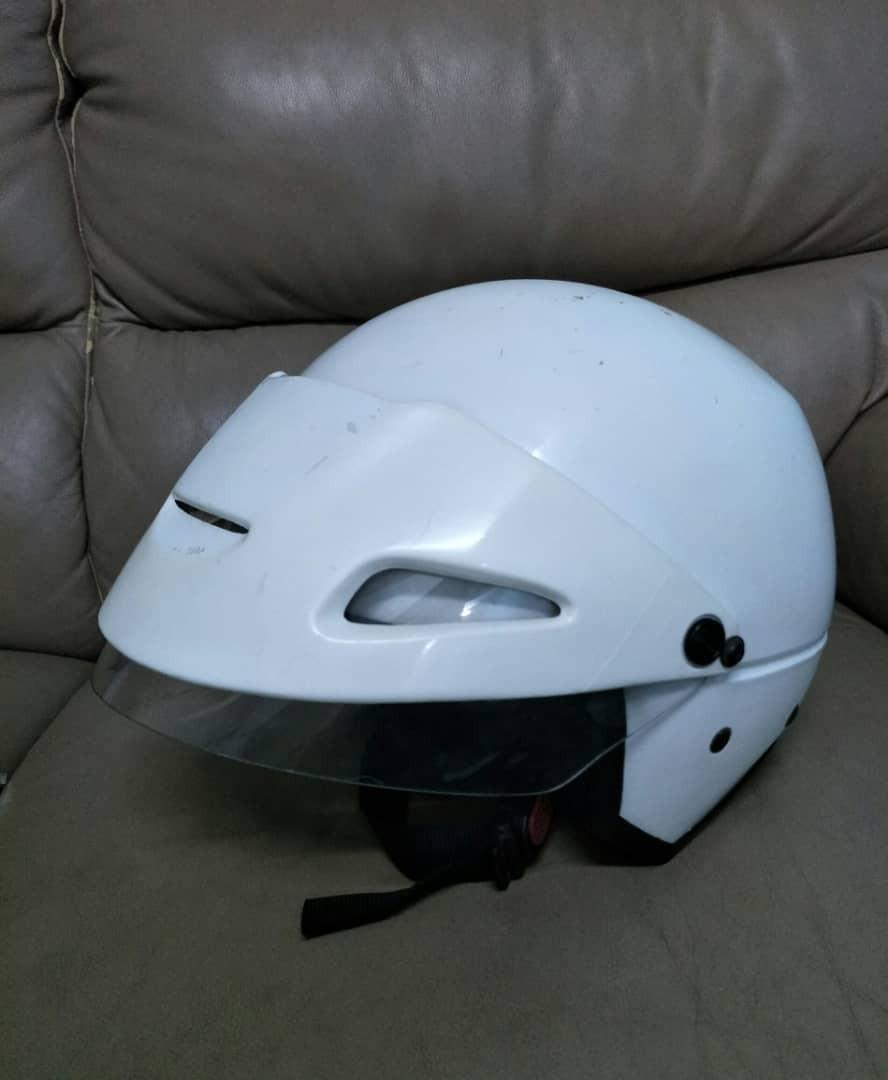 Arc Helmet Separuh, Auto Accessories on Carousell