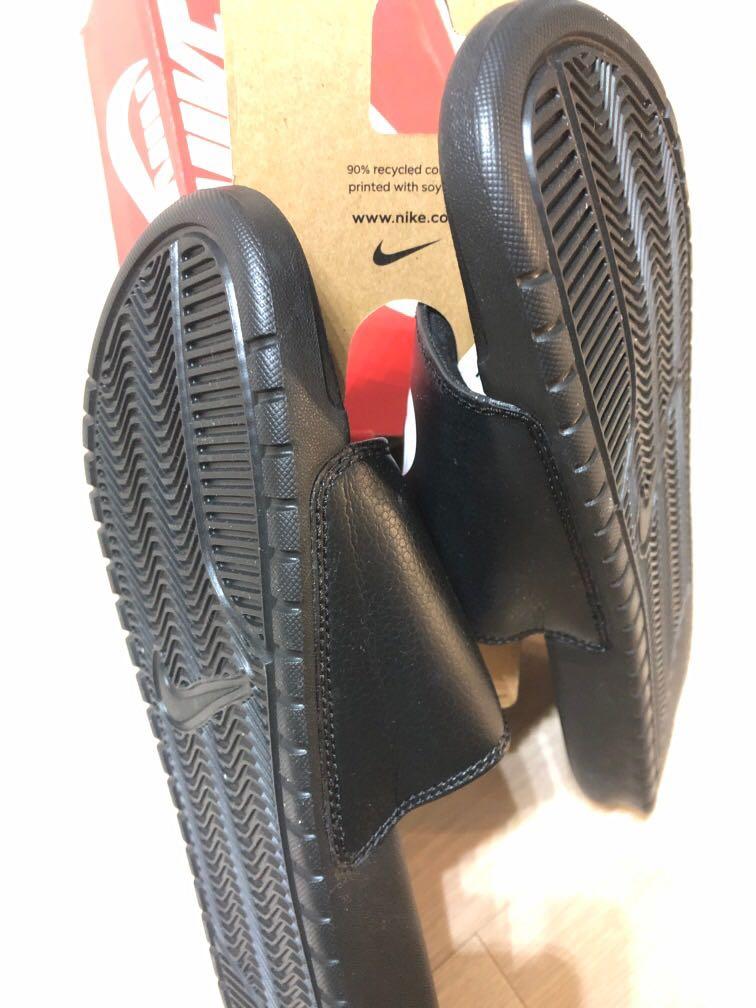 Authentic Nike slides (Black), Men's Fashion, Footwear, Flipflops and ...