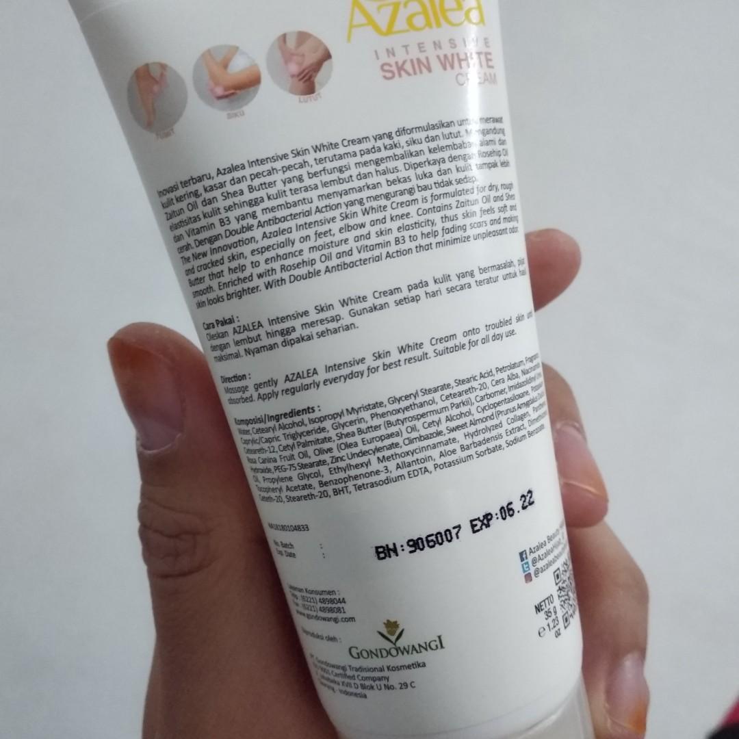 AZALEA INTENSIVE SKIN WHITE CREAM / AZALEA LOTION PEMUTIH / LOTION ...