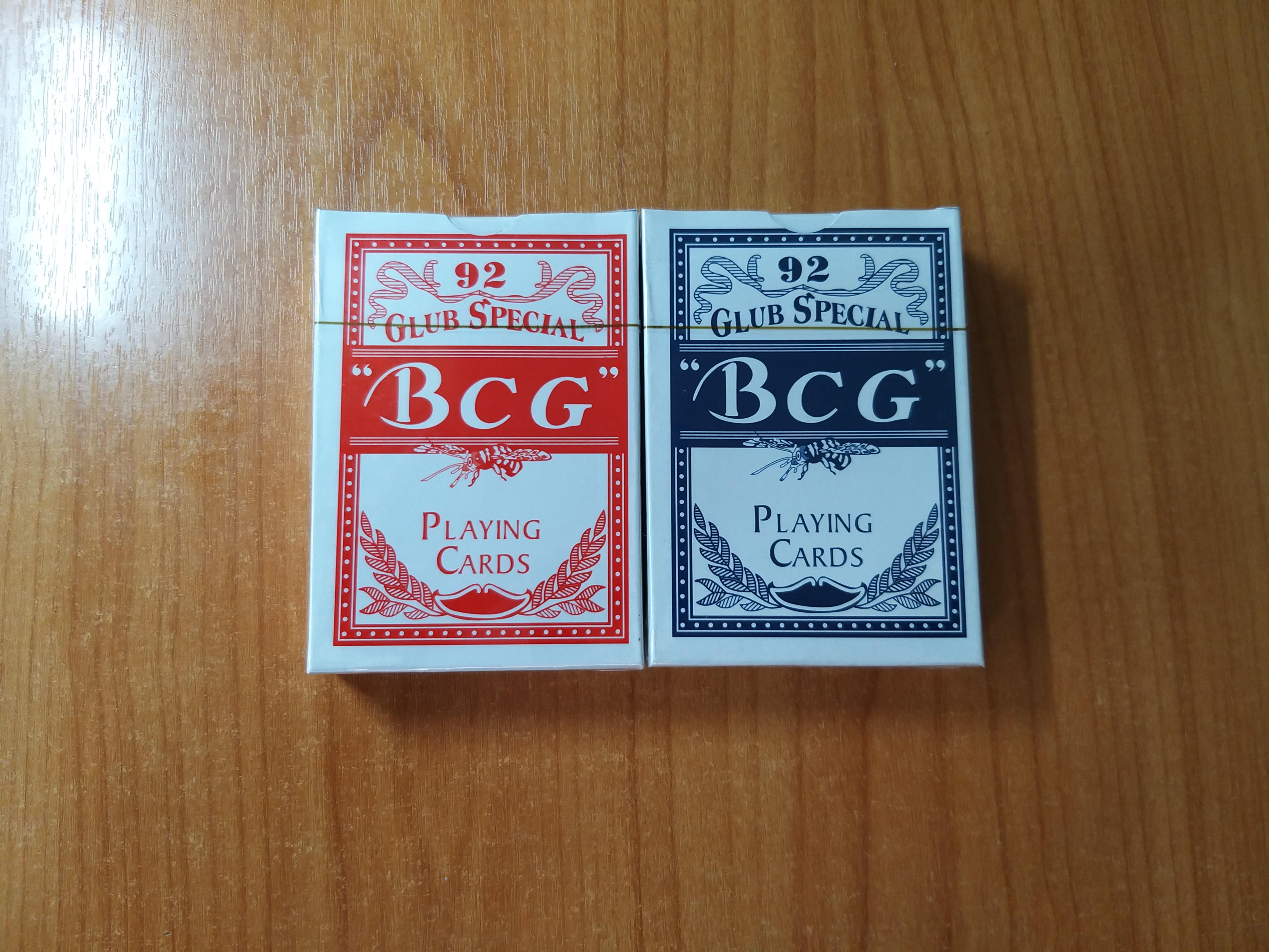 BCG Playing Cards 92 Glub Special, Hobbies & Toys, Toys & Games on ...