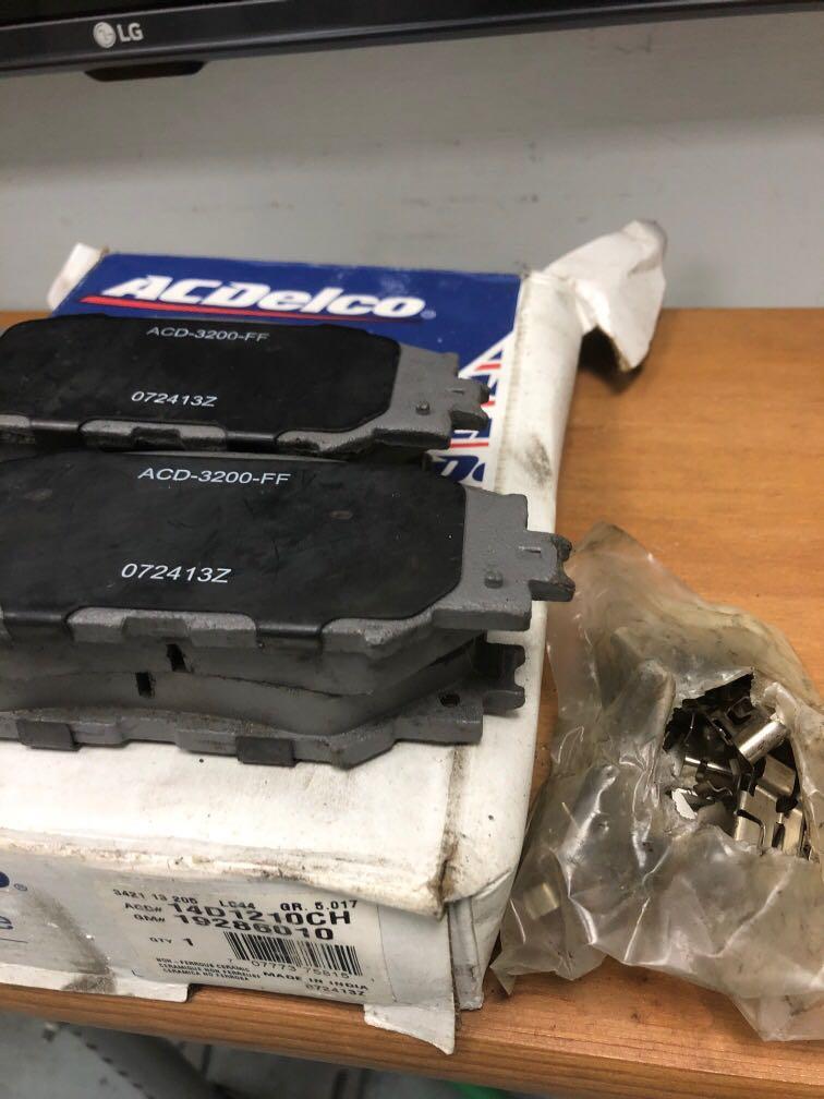 Toyota Honda Brake pad AC delco brake 14D1210CH, Car Accessories ...