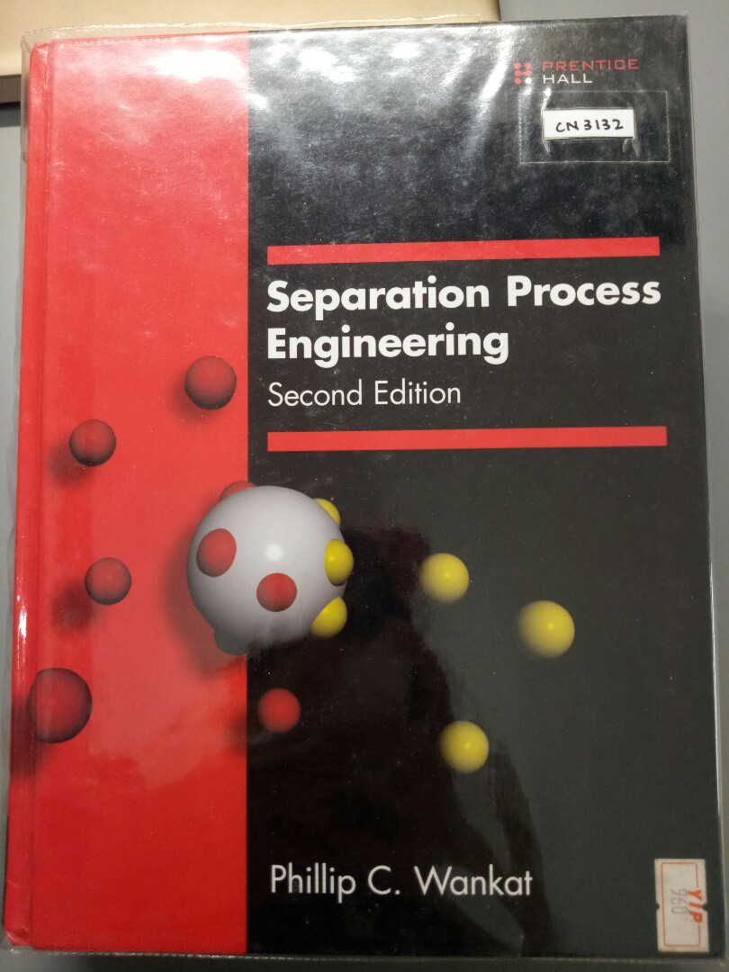 Chemical Engineering Textbook: Separation Process Engineering, Hobbies ...