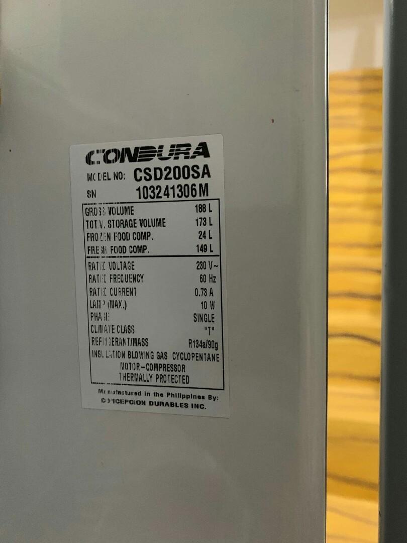 Condura Ref for Sale on Carousell