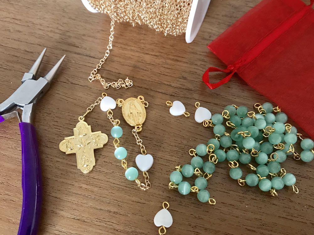 Handcrafted Customised Catholic Rosary, Hobbies & Toys, Religious Items ...