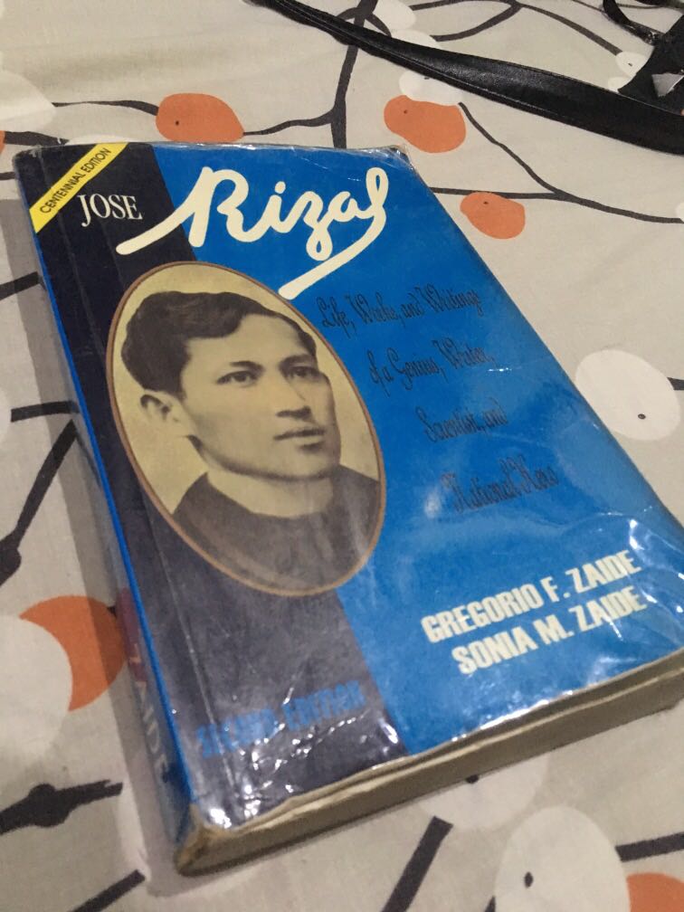 Jose Rizal: Life, Works and Writings by Gregorio and Sonia Zaide ...