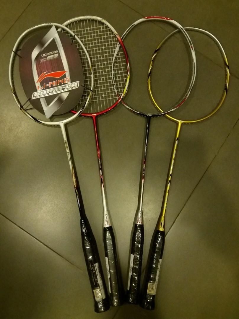 Li-Ning Badminton Rackets, Sports Equipment, Sports & Games, Racket ...