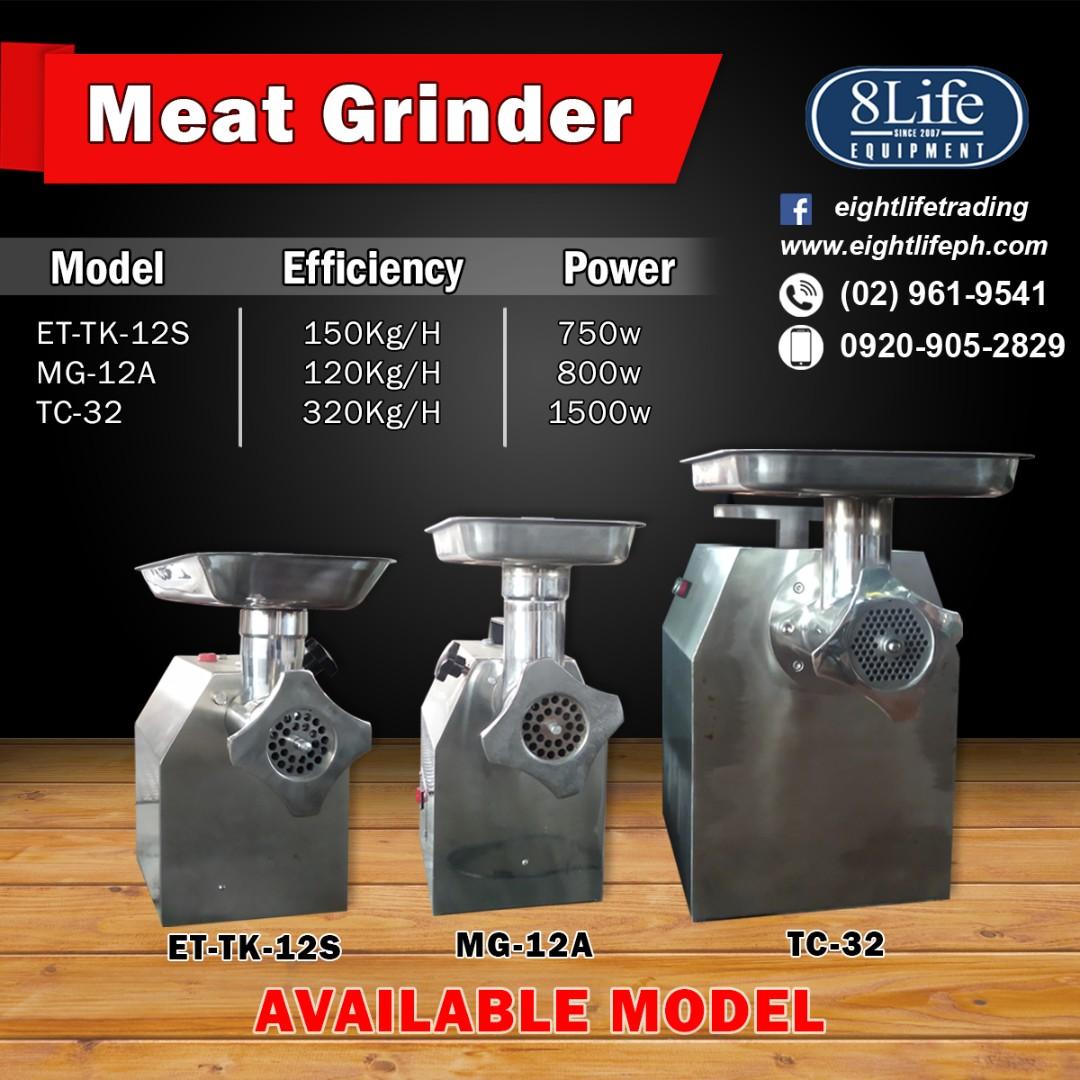 Meat grinder all stainless commercial 150kghr 750w, TV & Home ...