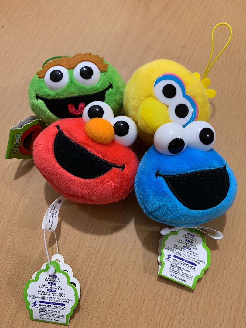 Mini Sesame Street Keychain, Hobbies & Toys, Toys & Games on Carousell