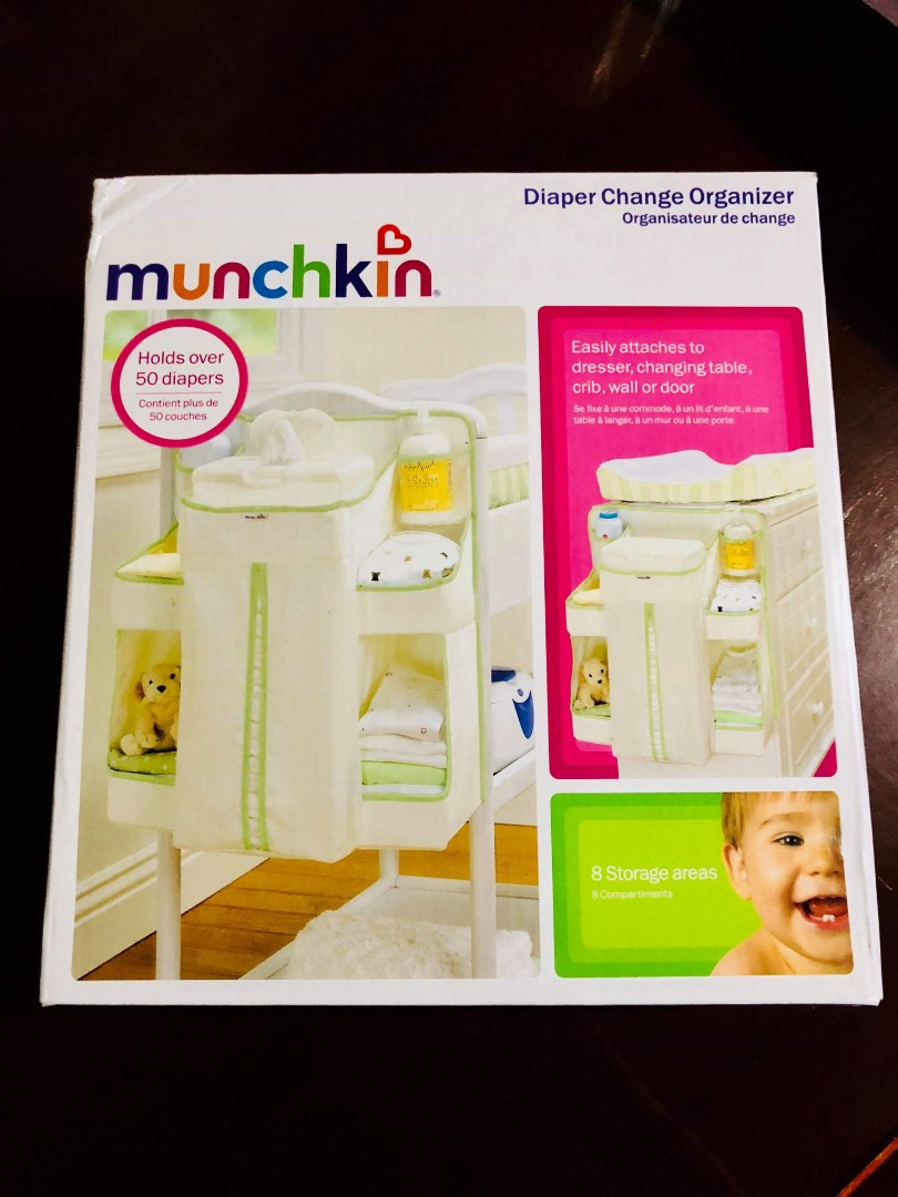 Munchkin diaper change organizer, Babies & Kids, Bathing & Changing ...
