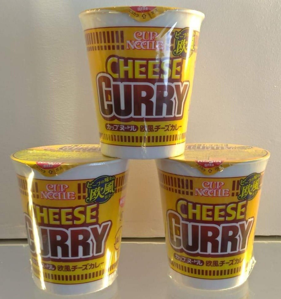 Nissin Cheese Curry Cup Noodles, Food & Drinks on Carousell