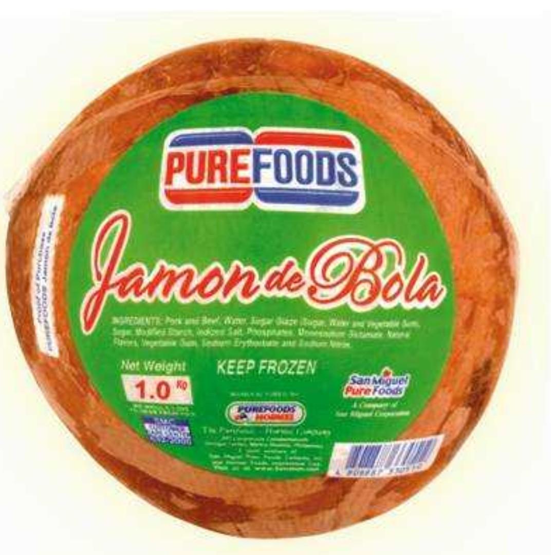 Purefoods Jamon de Bola, Food & Drinks, Chilled & Frozen Food on Carousell