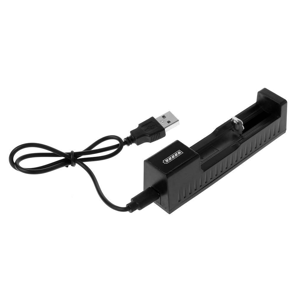 Rechargeable 18650 Batteries (Twin Pack) with USB Charger, Mobile ...
