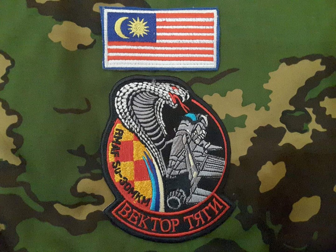 RMAF SU-30MKM PATCH (ROYAL MALAYSIA AIR FORCE) patch + flag, Hobbies ...