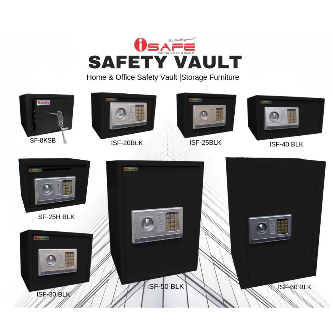 Safety Vault, Fireproof Vault, Digital Safe Hotel Safe Vault, Home ...