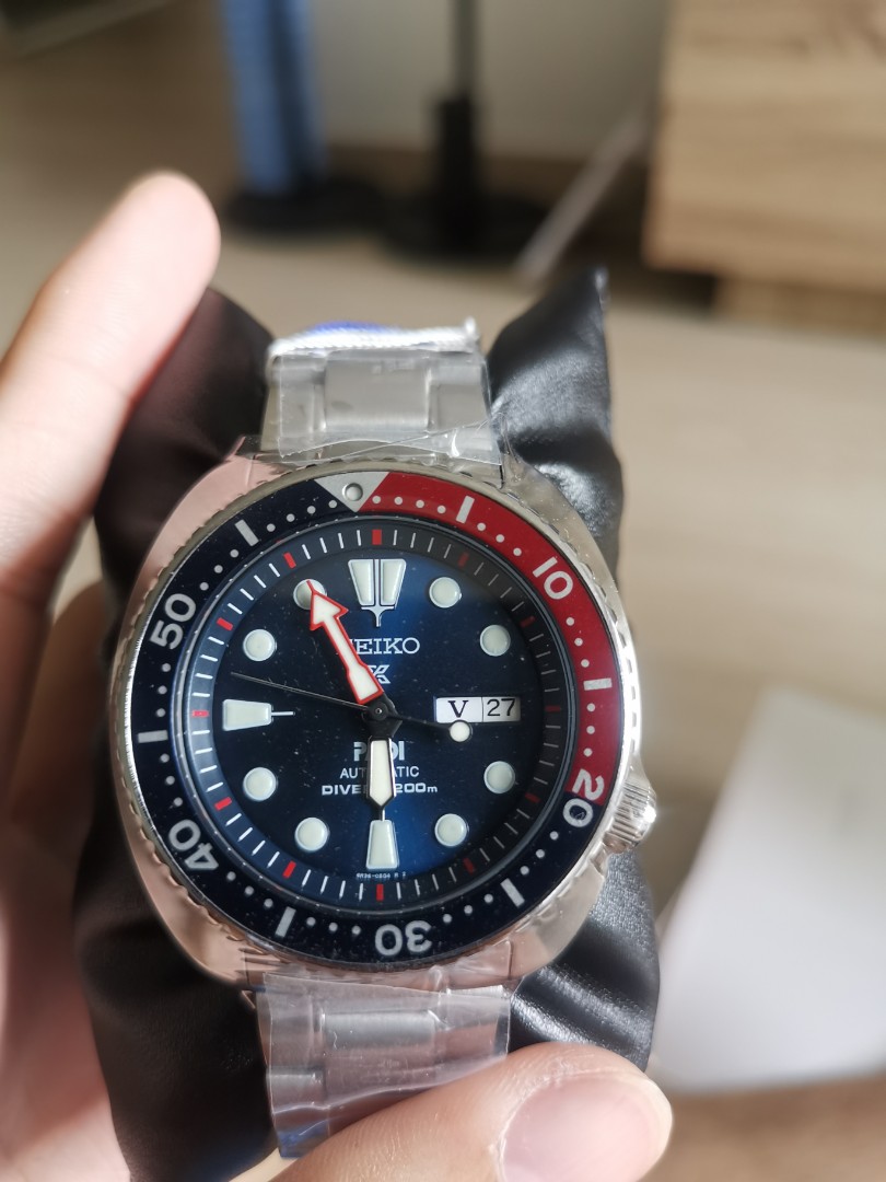 NIB Seiko PADI pepsi SRPA21K1, Men's Fashion, Watches & Accessories ...