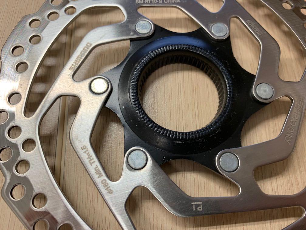 Shimano SM-RT10-S 160mm hydraulic brake disc rotor, Sports Equipment ...
