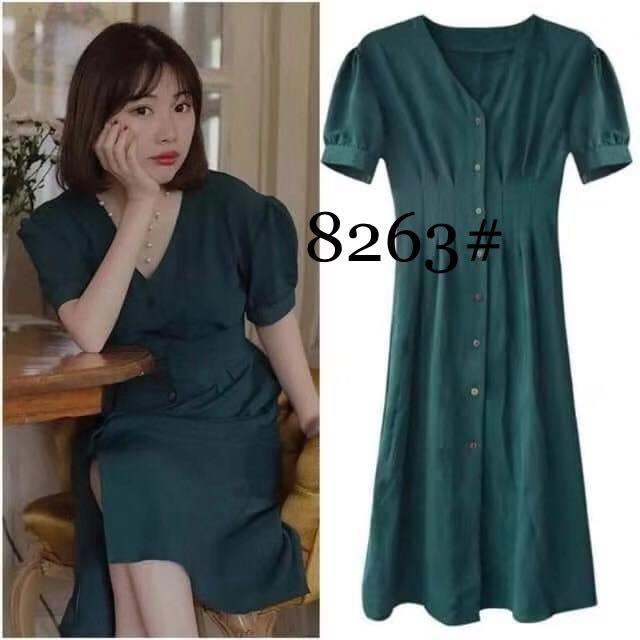 Simple Casual Green Dress, Women's Fashion, Dresses & Sets, Dresses on ...