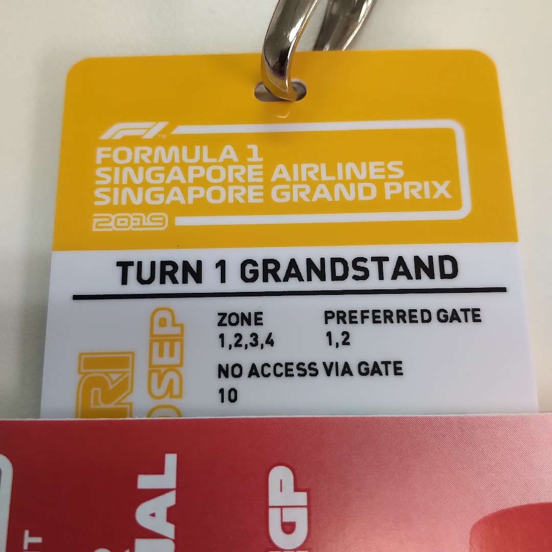 Singapore GP Friday Turn 1 tickets, Tickets & Vouchers, Event Tickets ...